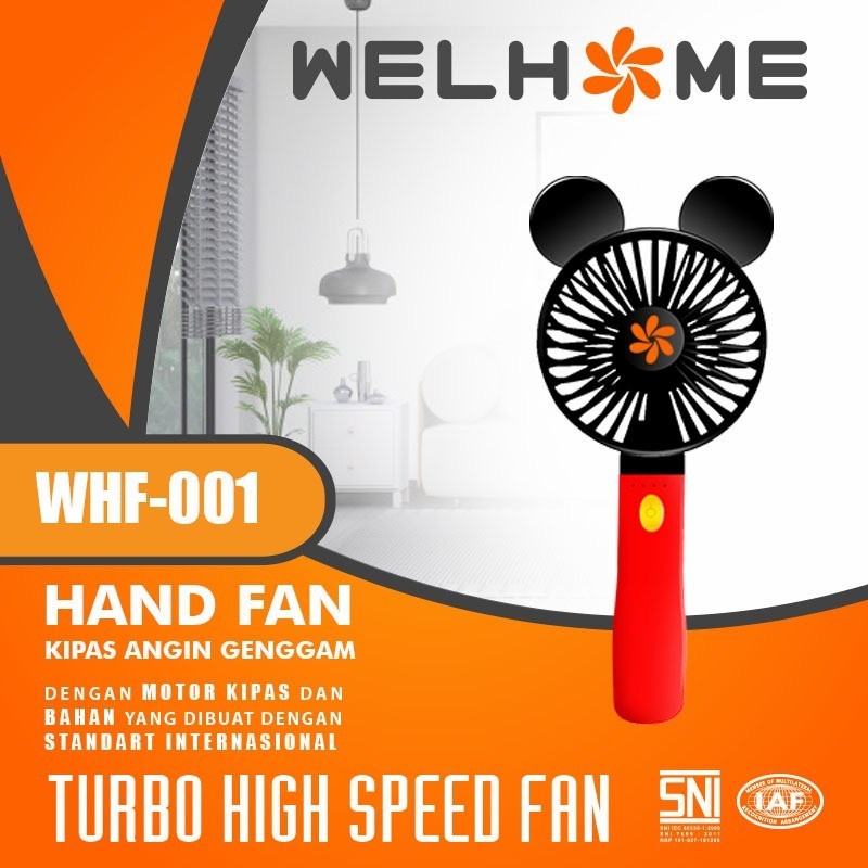 Jual Kipas Angin Genggam Kipas Tangan Portable Hand Fan Karakter 4 Inch ...
