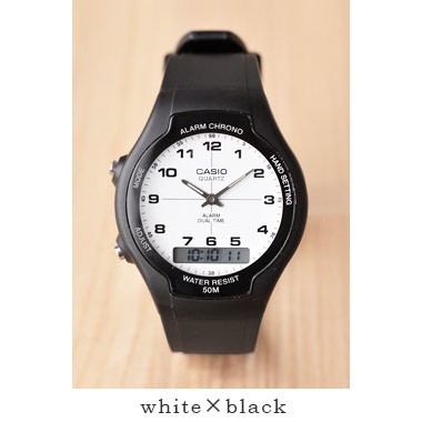 Jual Jam Tangan CASIO AW-90H-7BVDF Analog-Digital Original Garansi ...