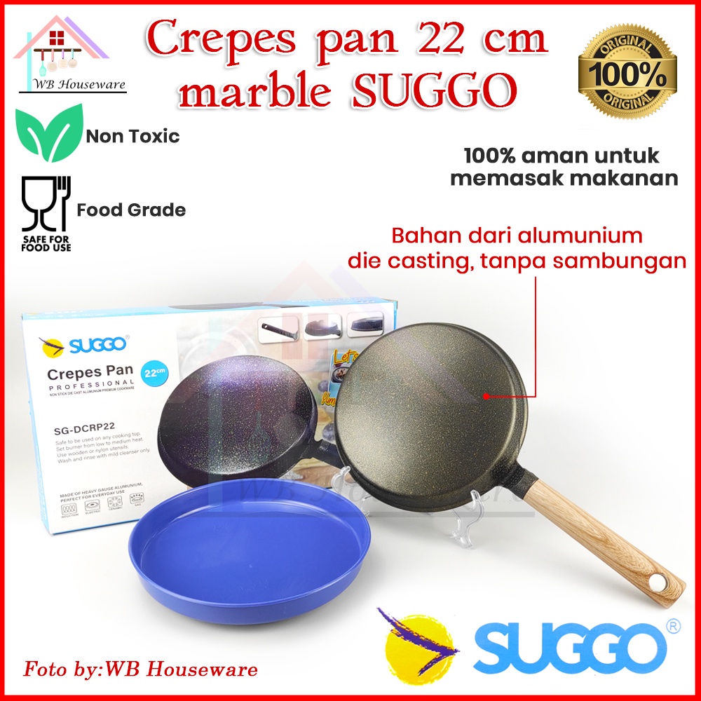 Jual Crepes maker 22cm SUGGO / kulit risol lumpia martabak / wajan ...