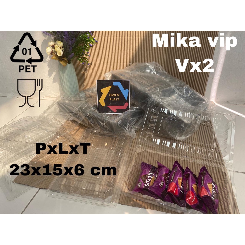 Jual MIKA KUE/MIKA JAJAN PASAR/ MIKA BOLU MEREK VIP TEBAL MIKA KUE BOLU UK SEDANG VX2 ISI 50 PCS ...