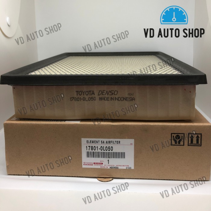 Jual 17801-0L050 Filter Udara Innova Reborn Fortuner VRZ Hilux Original ...