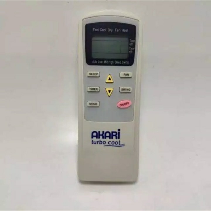 Jual Remote AC Akari Turbo Cool | Shopee Indonesia
