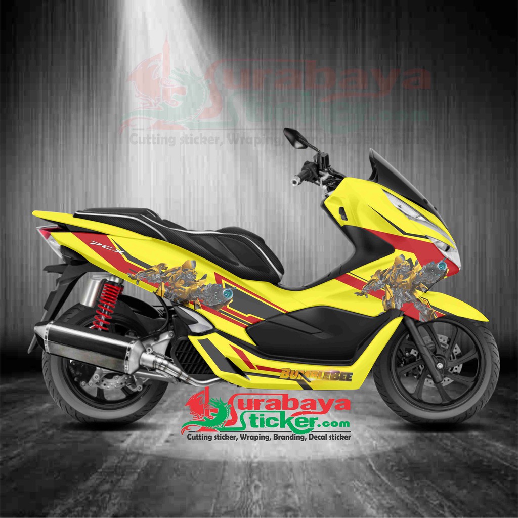 Jual decal Honda Pcx 150 Bumblebee | Shopee Indonesia