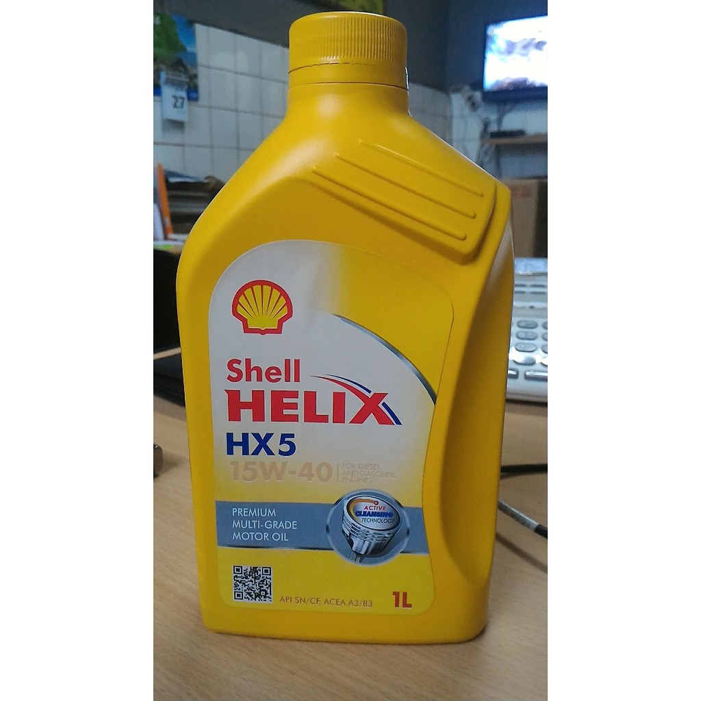 Jual Oli Shell HX5 SAE 15w/50 API SN kemasan 1 Liter | Shopee Indonesia