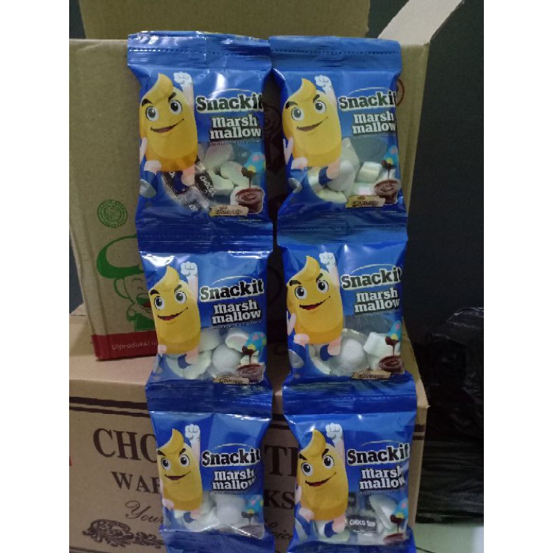 Jual Snackit Marshmallow (10bks x 7,5gr) | Shopee Indonesia