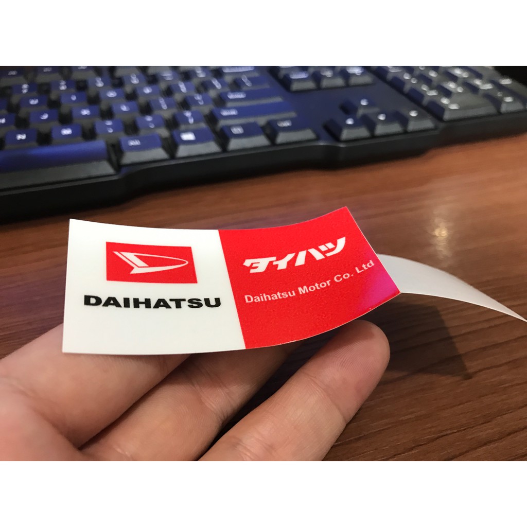 Jual StikerSticker Mobil Daihatsu Label | Shopee Indonesia