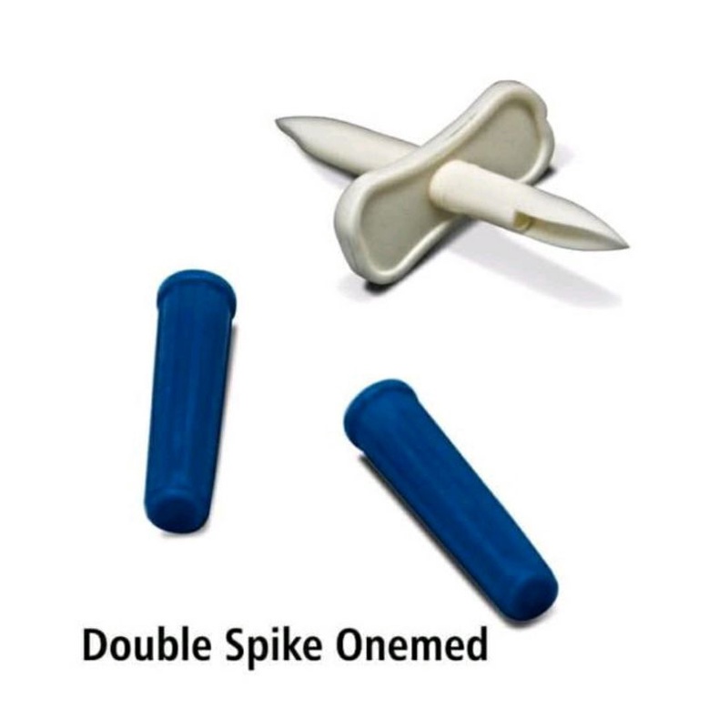 Jual Double Spike OneMed Alat Penusuk Botol NACL | Shopee Indonesia