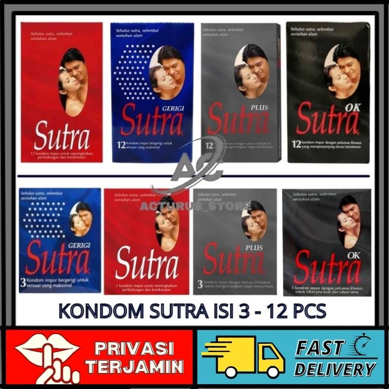 Jual Kondom Sutra Merah Isi 12 -3 Sachet / Sutra Gerigi / Sutra Plus ...