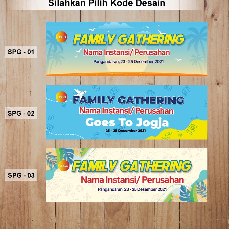 Jual Spanduk Banner Family Gathering / Cetak Spanduk Flexi China ...