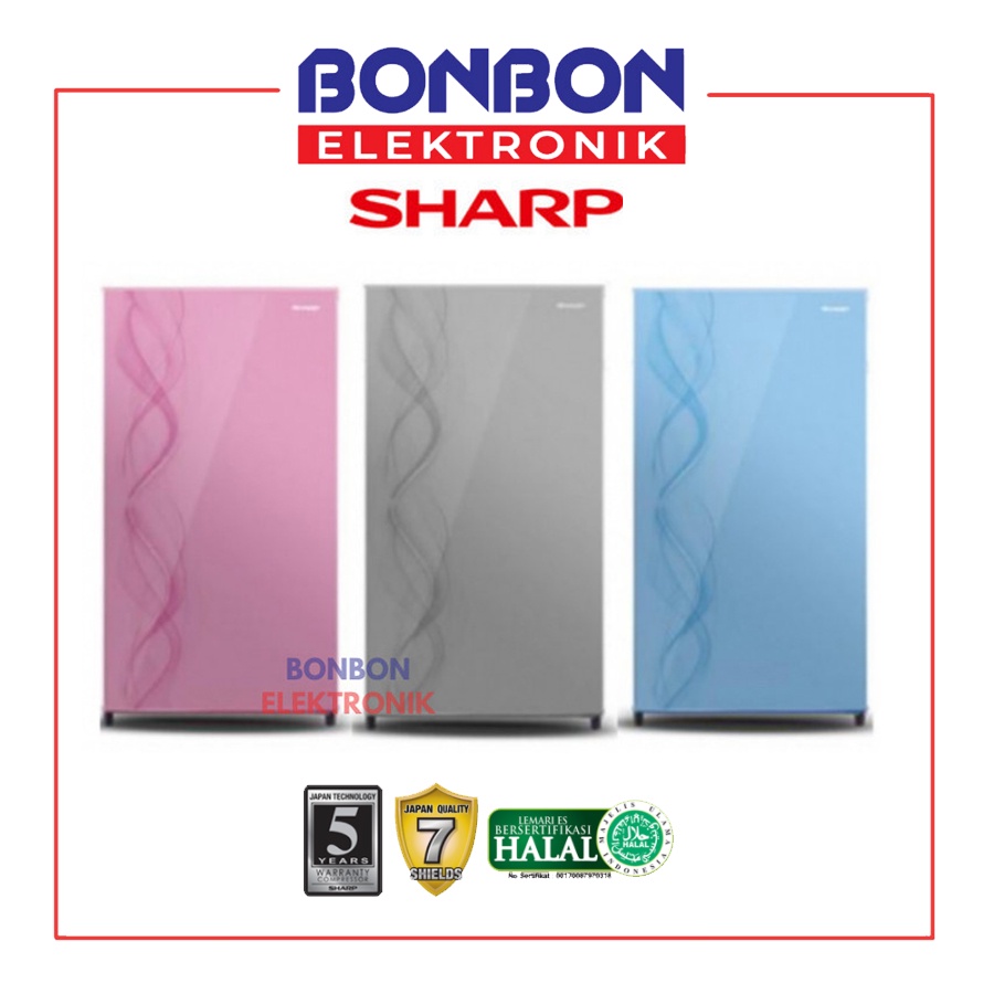 Jual Sharp Kulkas 1 Pintu SJ-N182D-AB/AP/AS / SJN 182 DAB DAP DAS ...
