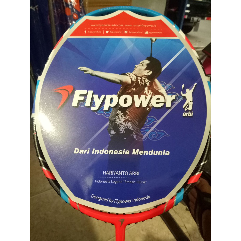 Jual RAKET BADMINTON / BULUTANGKIS FLYPOWER TORNADO 900N + FREE TAS DAN ...
