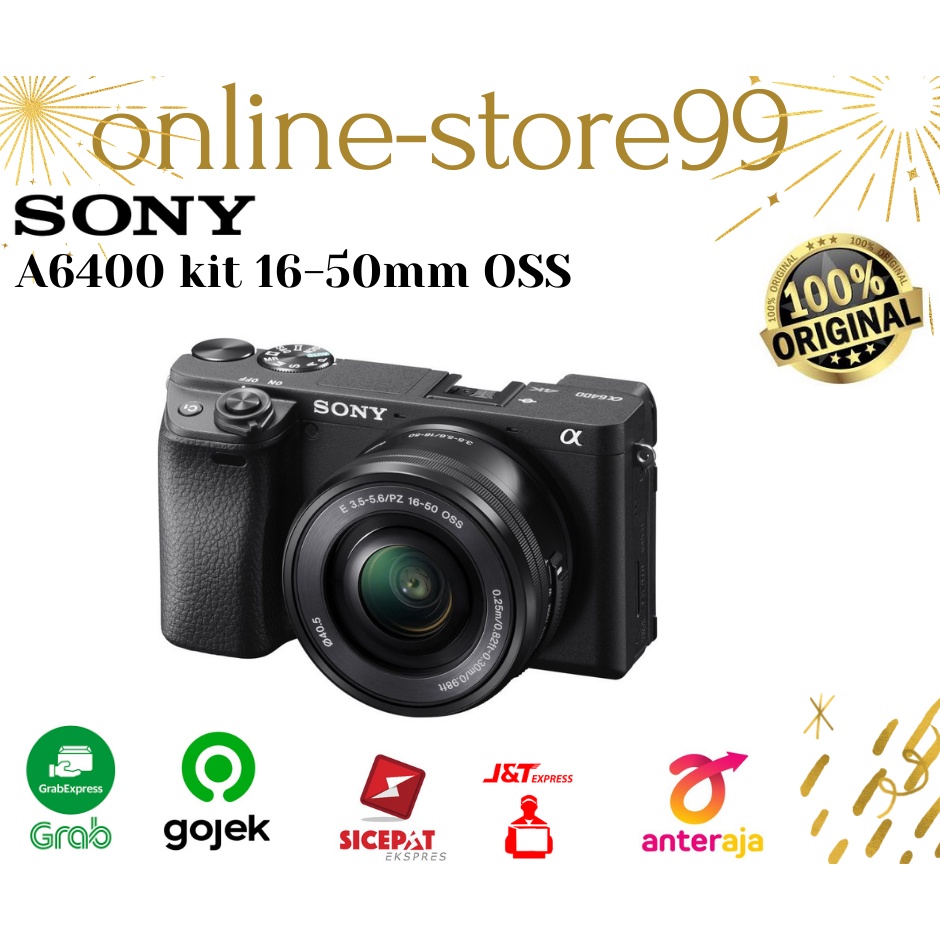 Jual SONY ALPHA A6400 KIT 16-50mm OSS KAMERA MIRRORLESS | Shopee Indonesia