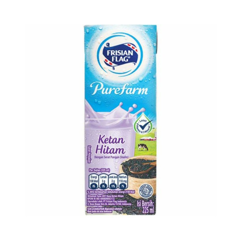 Jual NAZILLA FRISIAN FLAG Susu UHT Purefarm All Varian 225ml | Shopee Indonesia