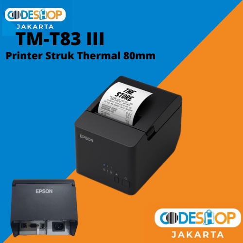 Jual PRINTER POS KASIR EPSON TM-T83III / TMT83 / TMT-83 STRUK THERMAL ...