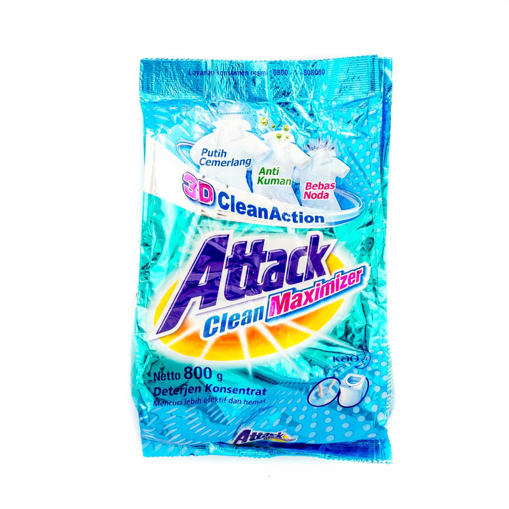 Jual Attack Detergent Clean Maximizer 800gr Pouch | Shopee Indonesia