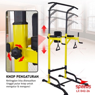 Jual SPEEDS Power Tower Pull Up Bar Chin Up Hanging Bar Gym Alat ...