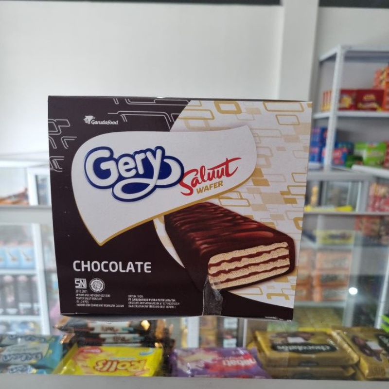 Jual Gery saluut wafer rasa chocolate / choco hazelnut isi 24 pcs berat ...
