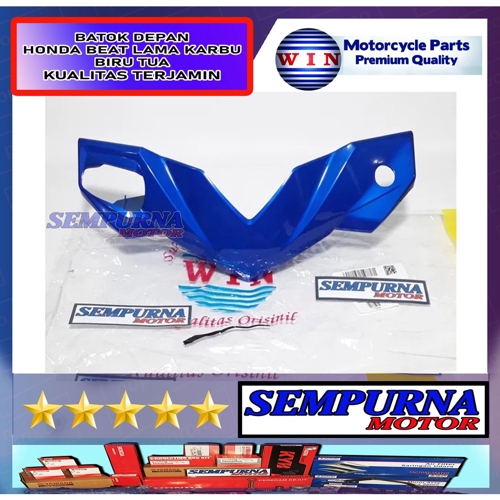 Jual Merek Win Kualitas Orisinil Batok Depan Beat Lama Karbu Warna Biru ...