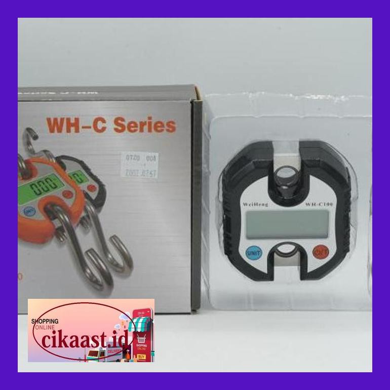 Jual C1Knsa0S Weiheng Wh-C100 Timbangan Gantung Koper 150Kg Digital Hanging Crane Luttfnast ...