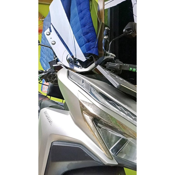 Jual Windshield Penahan Angin Motor Matic Honda Vario 150 125 110 Beat ...