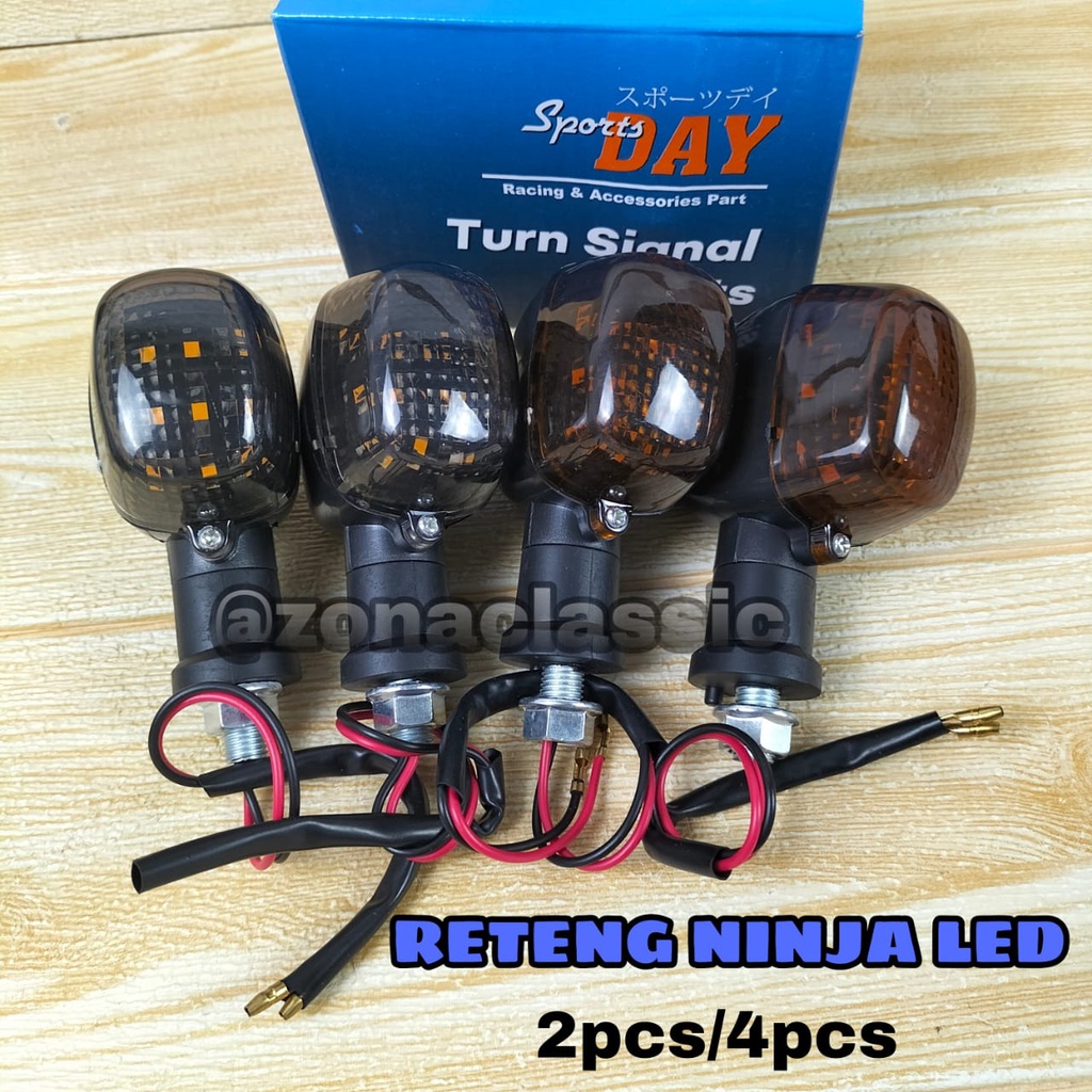 Jual Sein Reteng Ninja RR Led Riting Kawasaki Ninja Set Kanan Kiri ...