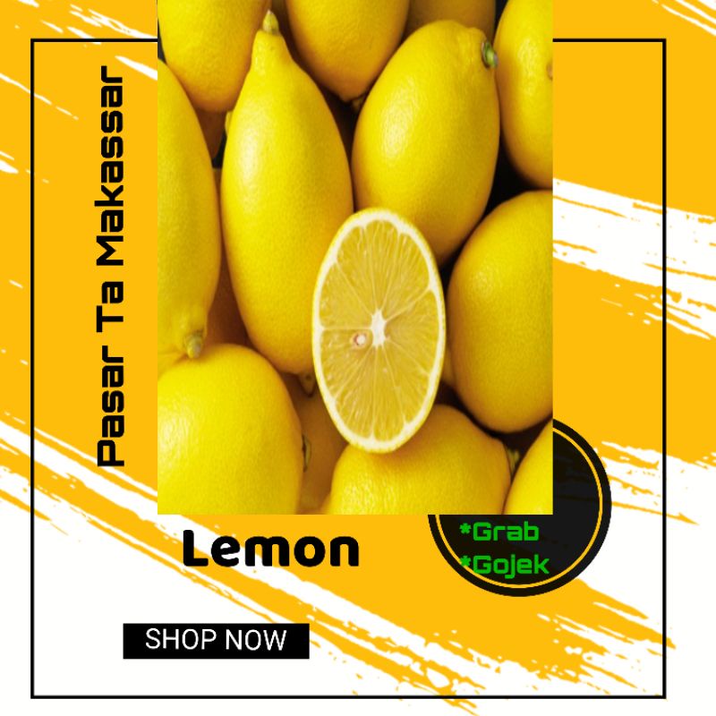 Jual Lemon per 500 gram / Pasar Ta Makassar / Pasar Buah Makassar ...