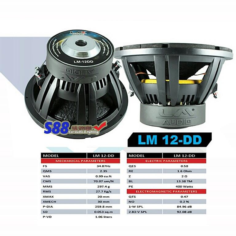 Jual LM Audio LM-12DD Dual Coil 12 Subwoofer | Shopee Indonesia