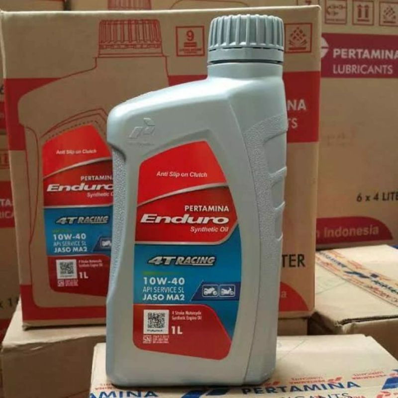Jual Enduro Racing 4T SAE 10w-40 1L original Pertamina Oil oli motor matic Sport nmax pcx satria ...