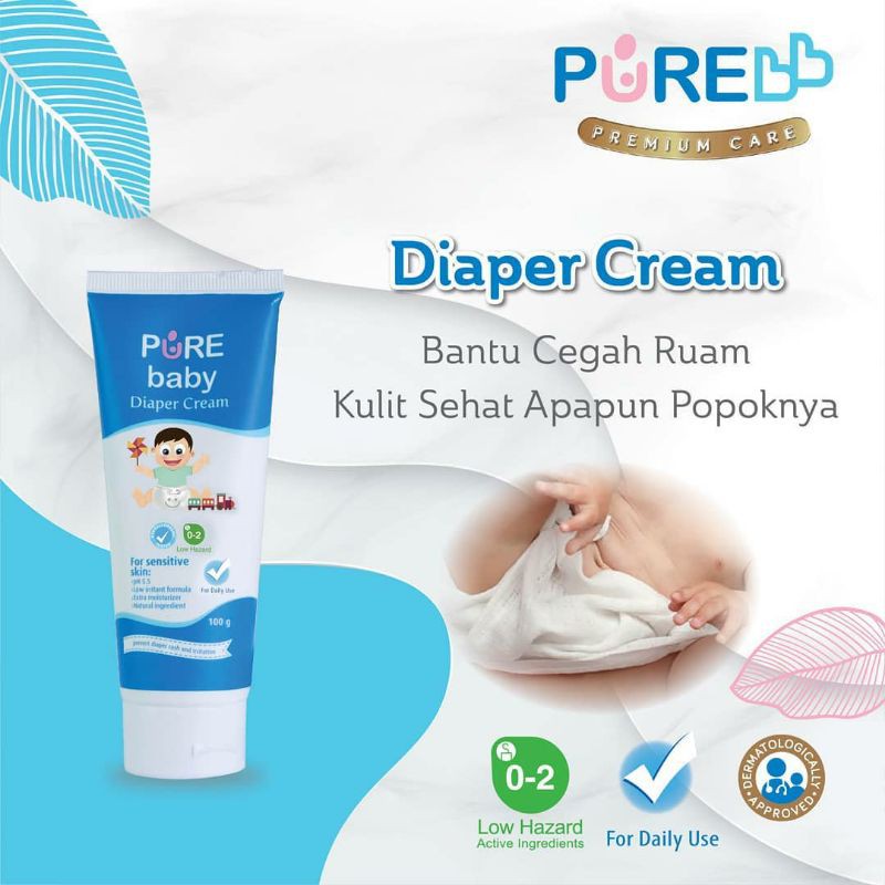 Jual PUREBABY DIAPER CREAM 100G | Shopee Indonesia