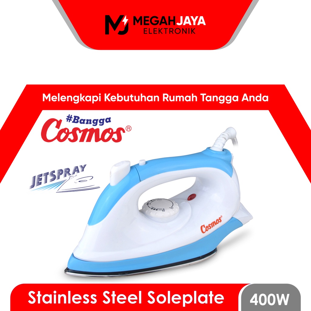 Jual [COD READY] COSMOS SETRIKA JETSPRAY STAINLESS STEEL CIS 438 / CIS ...