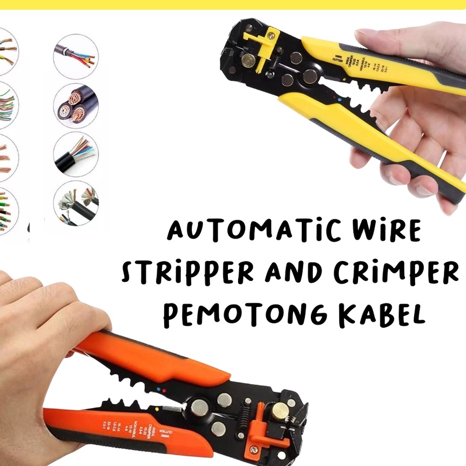 Jual Automatic Wire Stripper Crimper Wire Pengupas Kulit Kabel Pembuka ...