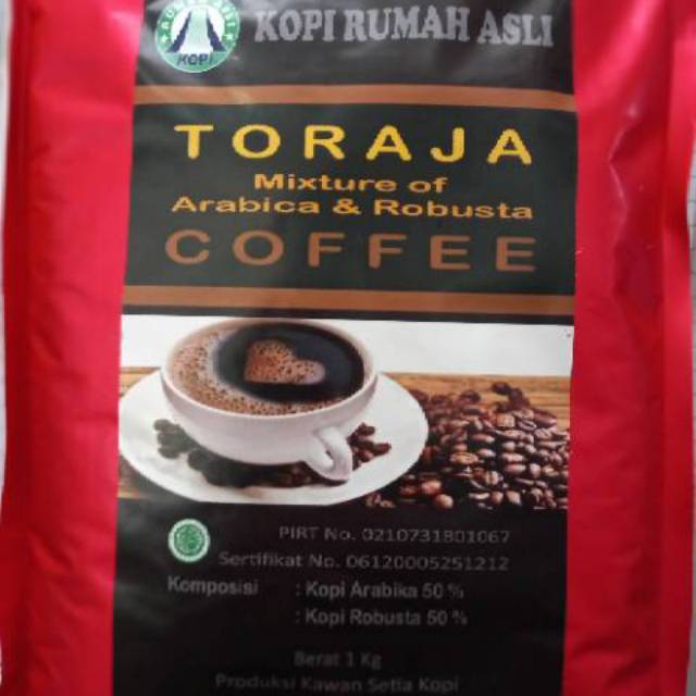 Jual Kopi toraja asli arabika robusta 1 kg | Shopee Indonesia