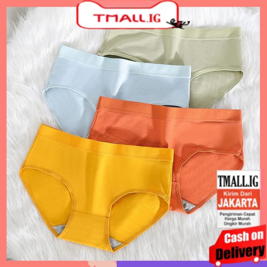 Jual ♕ Tmall ♕ TM-160 Celana Dalam Wanita Panty Celana Dalam Bahan Halus Nyaman CD Kolor Import ...
