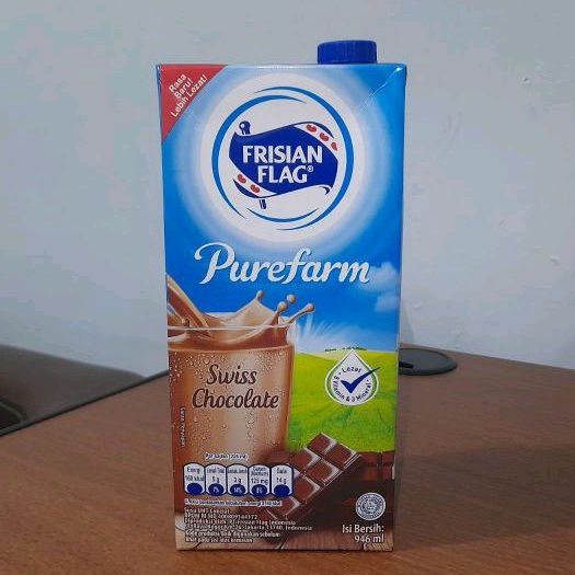Jual Susu cair UHT Frisian Flag swiss chocolate 946ml / 1 liter | Shopee Indonesia