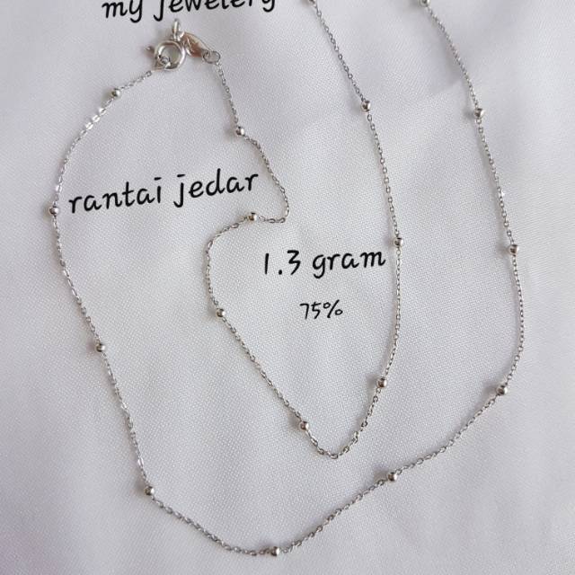 Jual rantai jedar mas putih | Shopee Indonesia