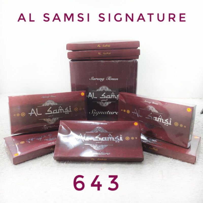 Jual Sarung Al Samsi Signature 643 Ecer Grosir | Shopee Indonesia