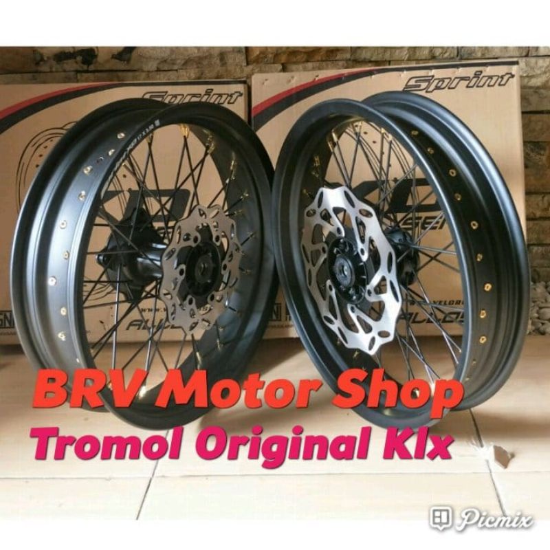 Jual Velg SuperMoto Klx Bf D Tracker 150 - Velg 250-300 Tromol Original ...