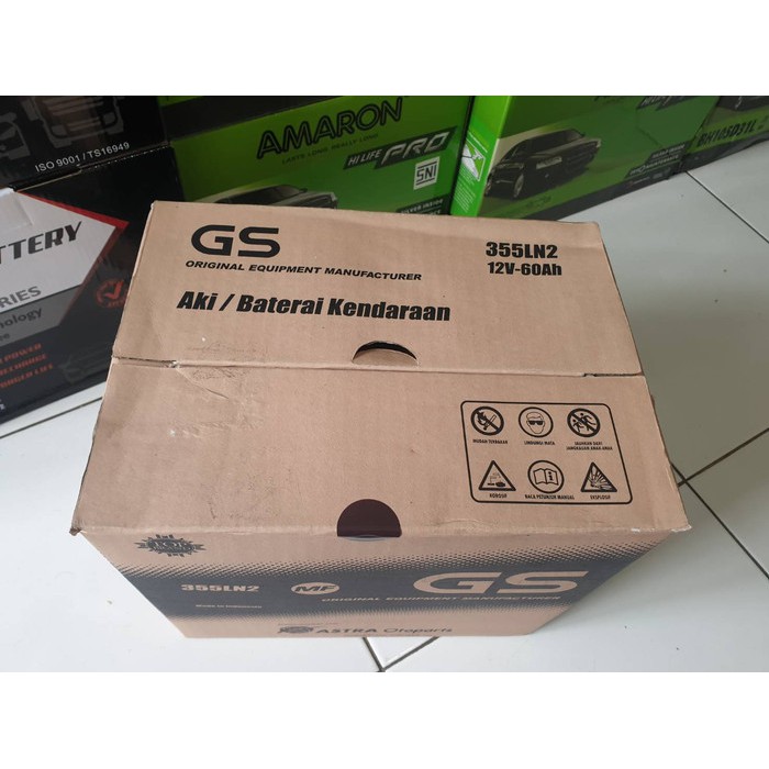 Jual Aki GS ASTRA MF OEM 355LN2 -LN2 12V - 60Ah | Shopee Indonesia