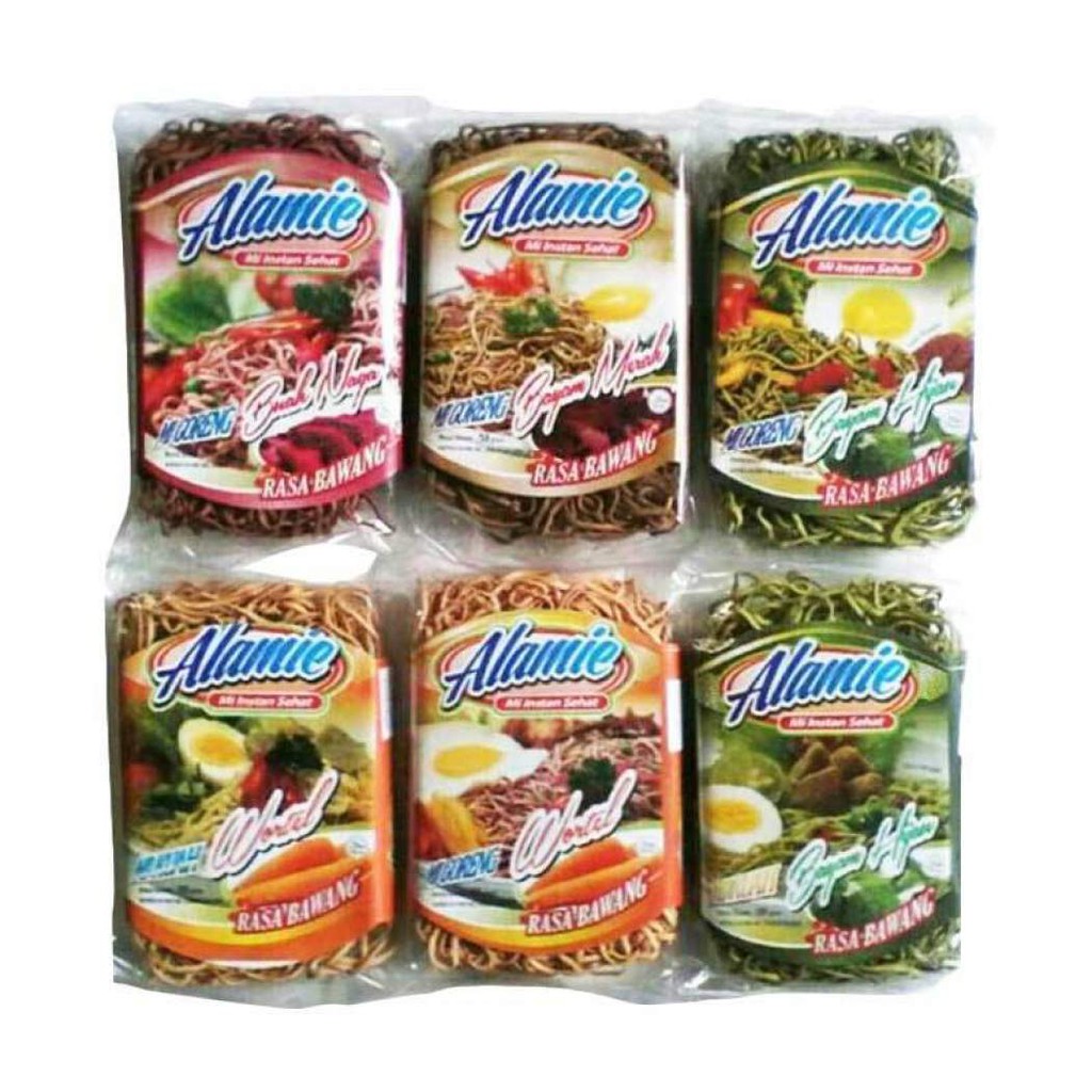 Jual Mie Instan Sehat Alamie 50gr (Tanpa MSG, Tanpa Pengawet Dan ...