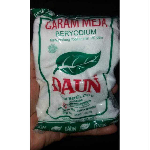 Jual Garam halus beryodium(250gr) | Shopee Indonesia