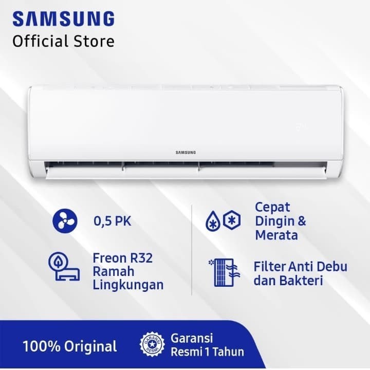 Jual AC SAMSUNG 1/2 PK STANDARD AR05BGHQASINSE FREE INSTALASI - UNIT ...