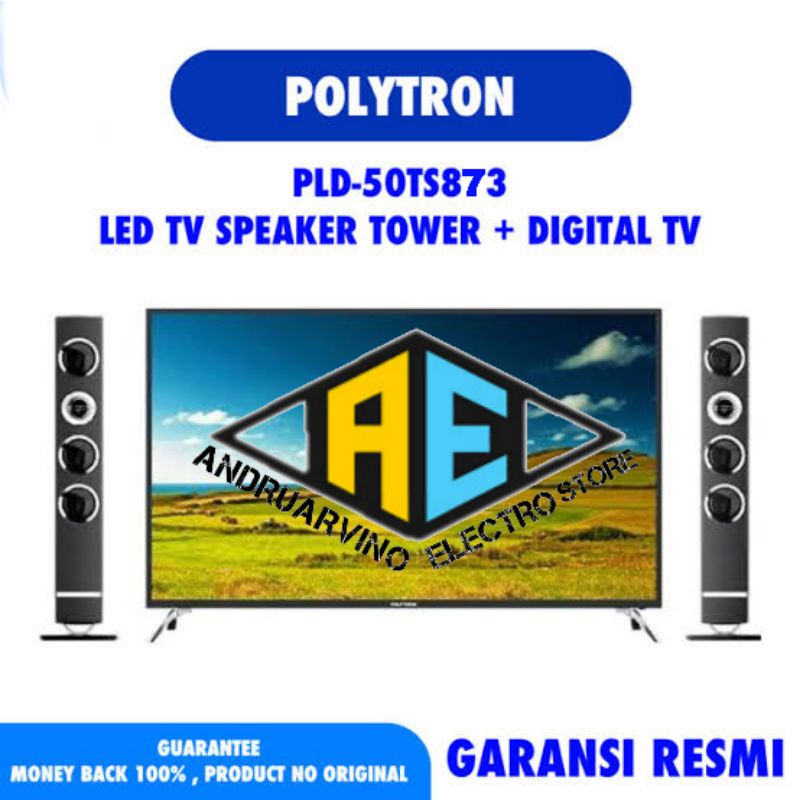 Jual POLYTRON LED 50 INCH PLD 50TS873 FULL HD DIGITAL TV PLD50TS873 ...