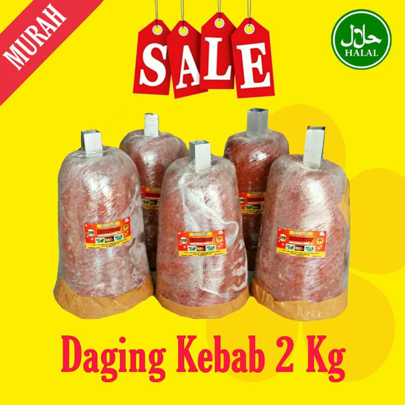 Jual Daging Kebab Sapi 2 Kg + Tiang Frozen Food Murah | Shopee Indonesia