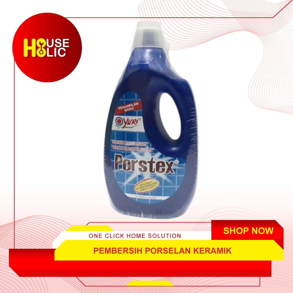 Jual Yuri Porstex 1000 ML / Cairan Pembersih Toilet Porselen Kramik ...