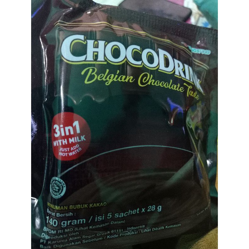 Jual Choco Drink Belgian Chocolate Drink Sachet | Shopee Indonesia