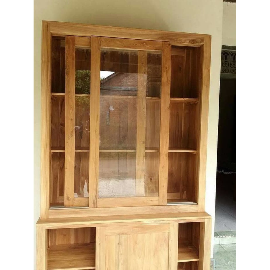 Jual lemari display sliding (Furniture kursi tamu lemari meja rias ...