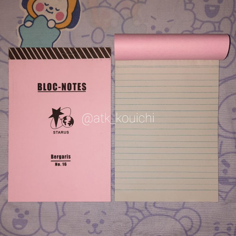 Jual BLOC NOTES GARIS NO. 16 UKURAN SEDANG | BUKU NOTES GARIS UKURAN ...