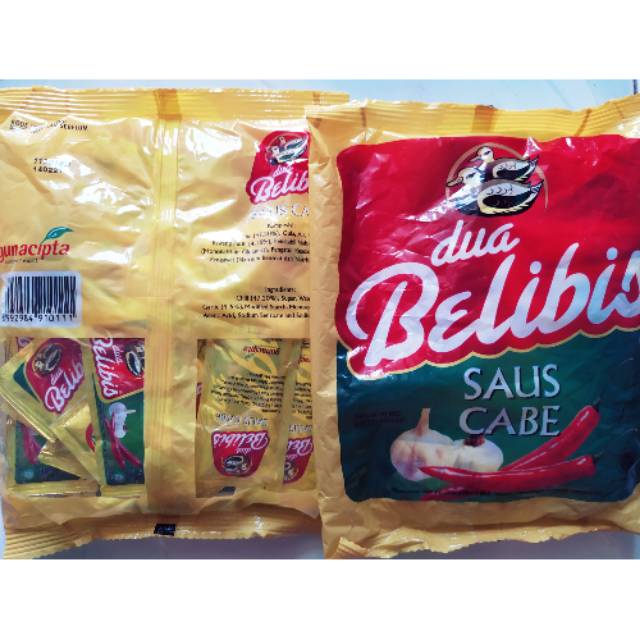 Jual BELIBIS SAUS CABE SACHET / BELIBIS SAUS TOMAT SACHET | Shopee ...