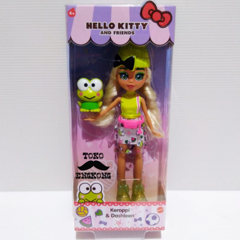Jual SANRIO KEROPPI FIGURE & DASHLEEN DOLL BARBIE HELLO KITTY AND ...