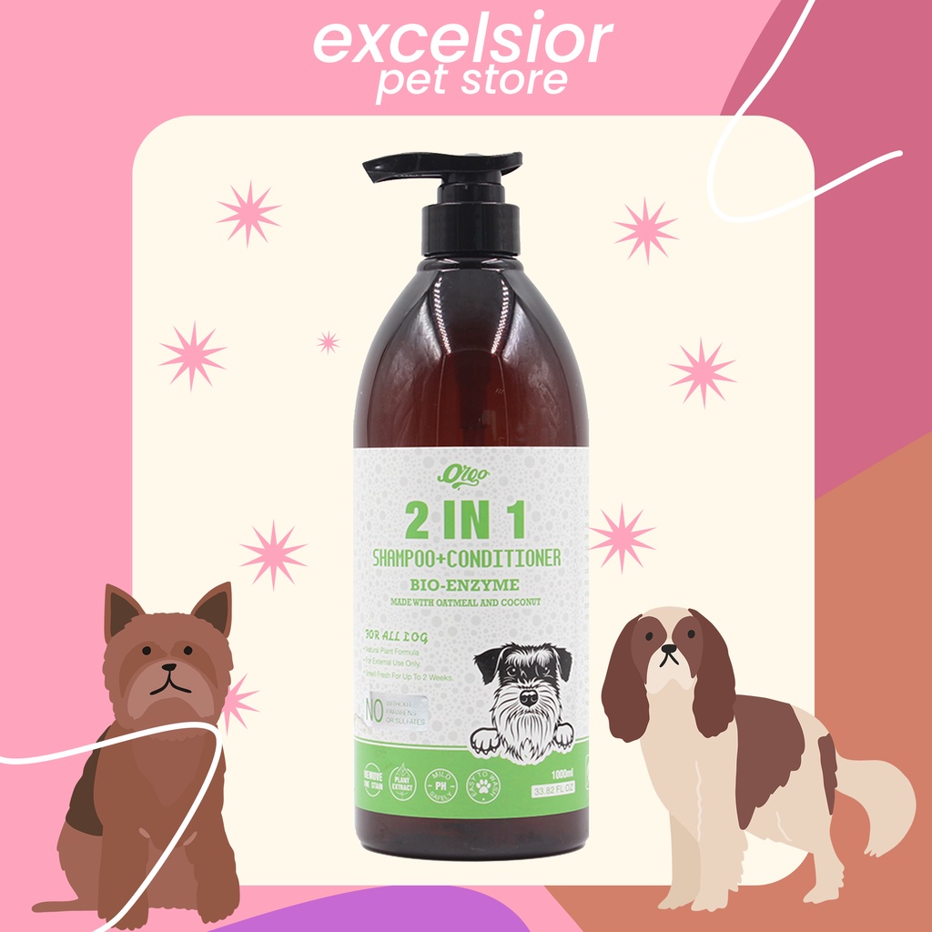 Jual Shampoo Conditioner Anjing 2 in 1 with Bio-enzym - Orgo 1000 ml ...